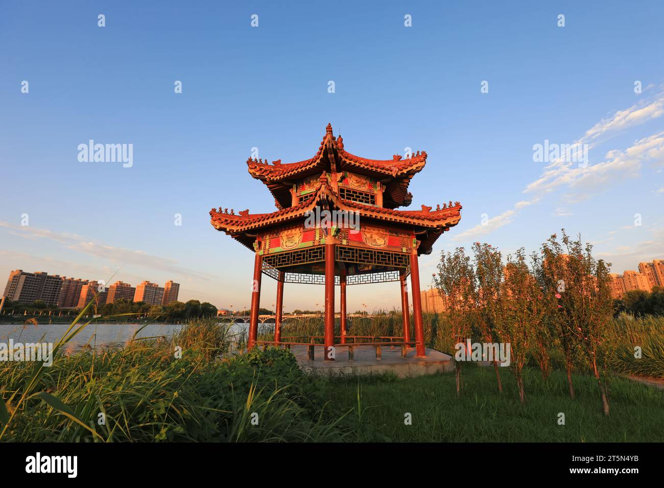 Traditional Architectural Landscape in Ancient China Stock Photo - Alamy