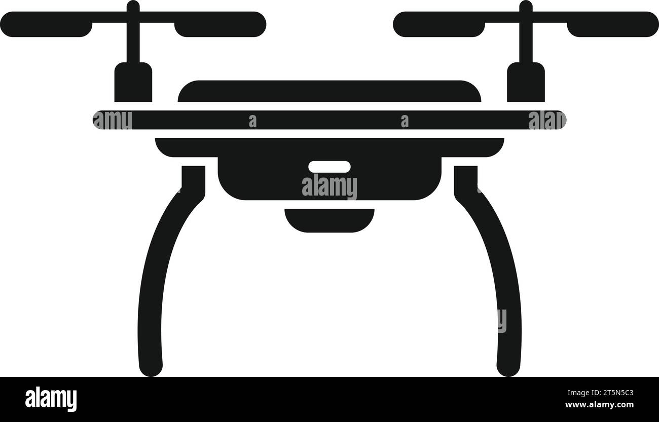 Drone technology icon simple vector. Ai camera. Robot tech vehicle ...