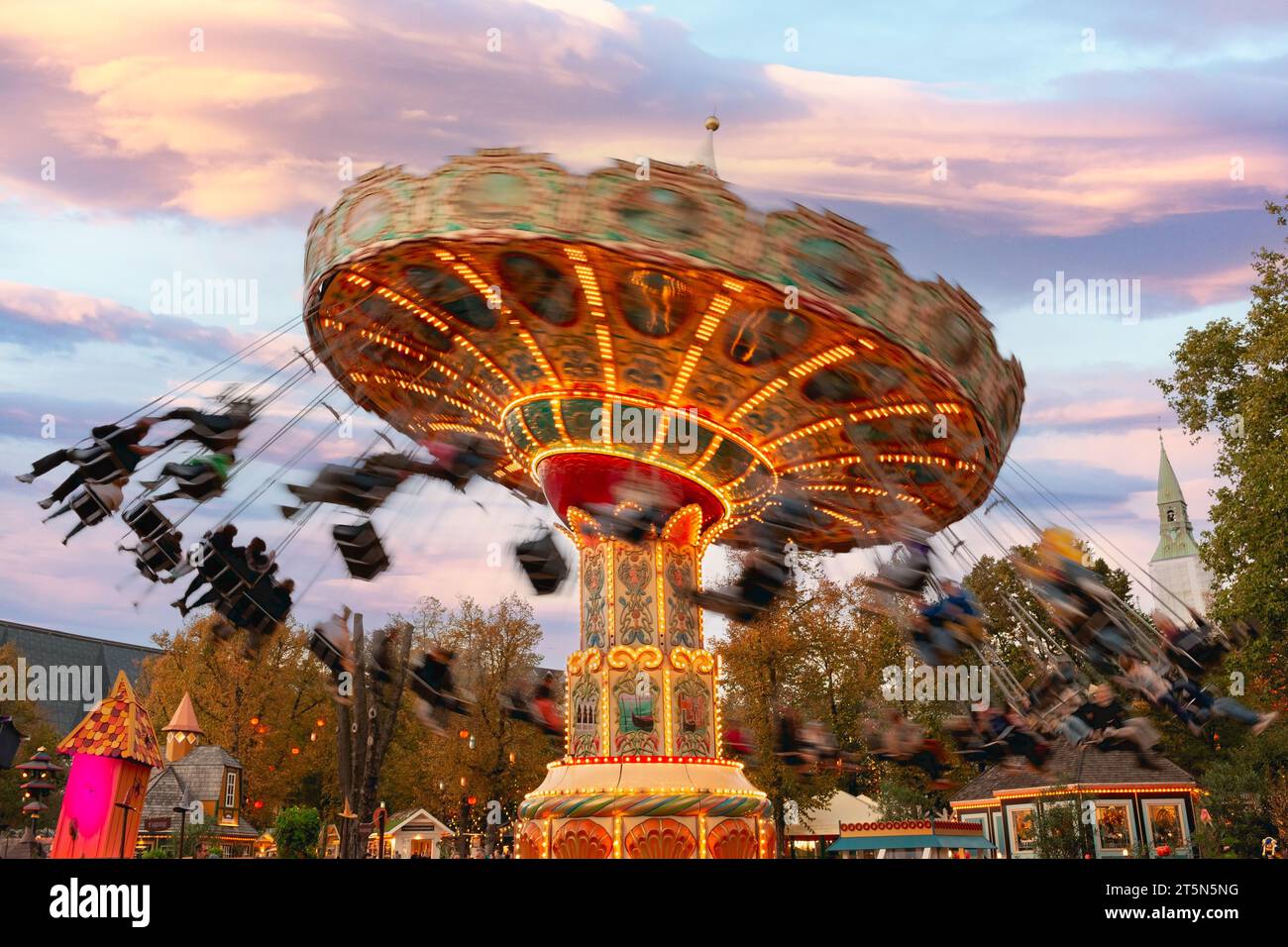 The Tivoli Gardens amusement park is one of the most famous in the ...
