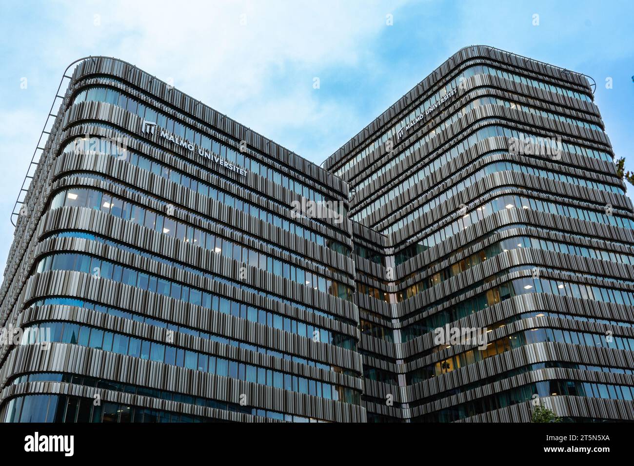 Malmo, Sweden - October 19, 2023: new building of Malmo university ...