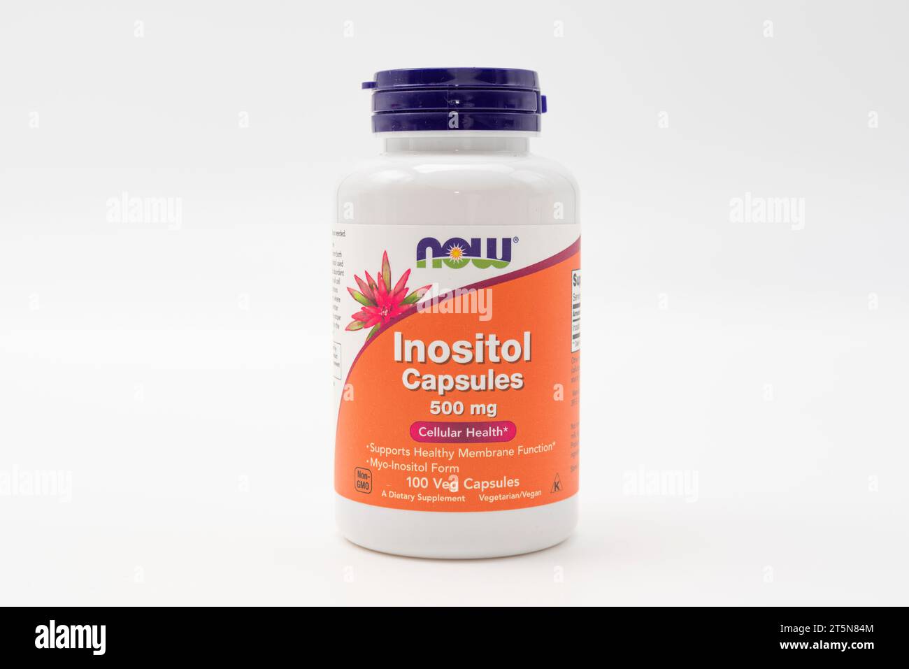 Fuji, Shizuoka, Japan - March 21, 2023: Inositol Capsules 500 mg with ...
