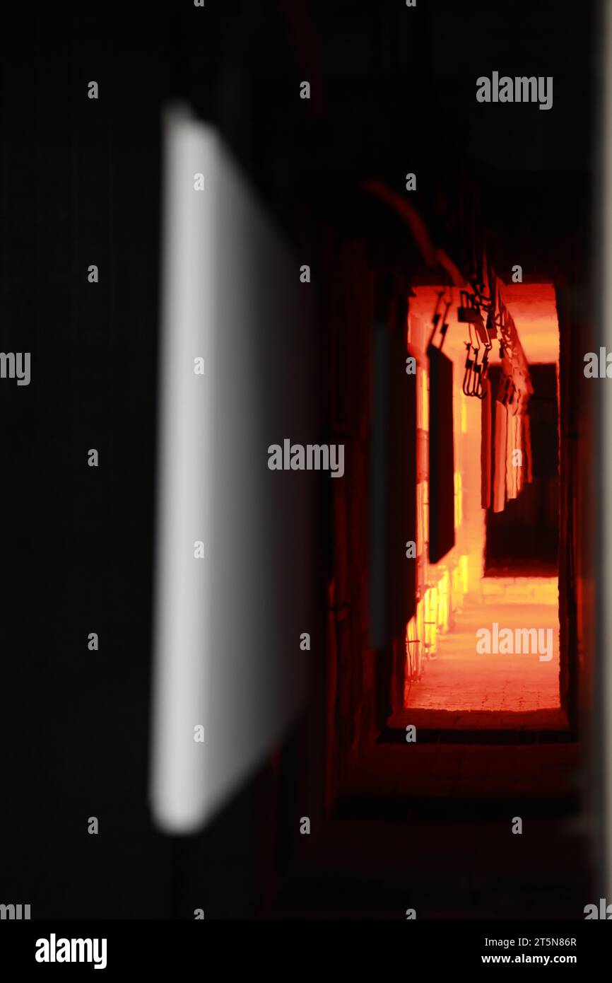 Enamel steel plate kiln in a high-tech factory, China Stock Photo - Alamy
