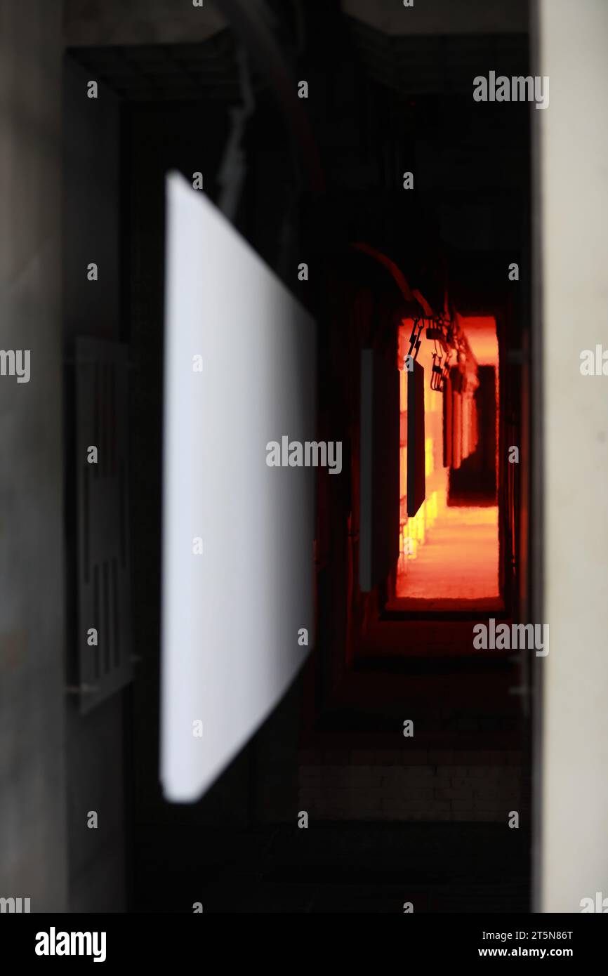 Enamel steel plate kiln in a high-tech factory, China Stock Photo - Alamy