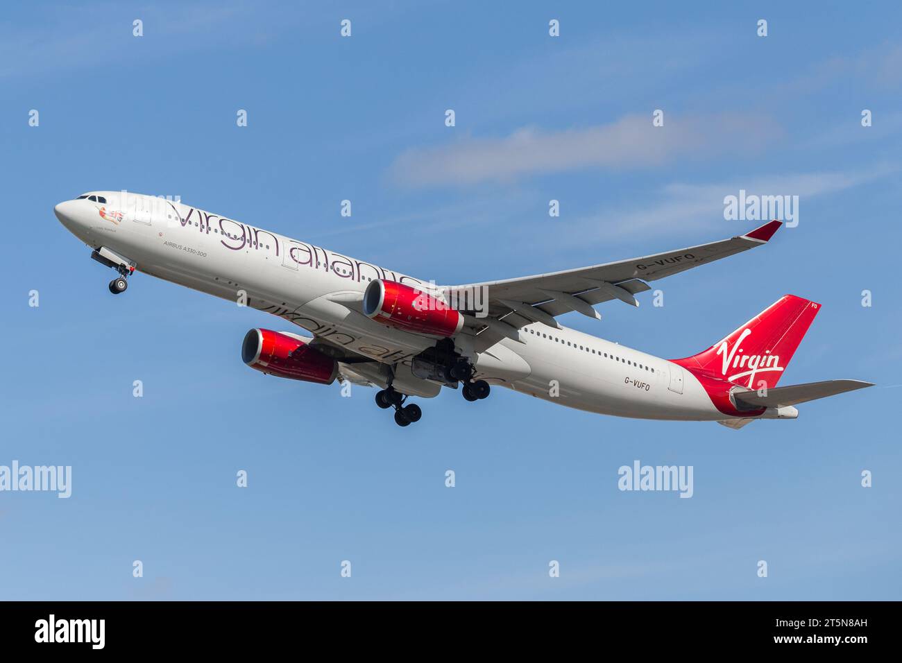 Virgin Atlantic Airbus A330-343 'Lady Stardust', registration G-VUFO ...