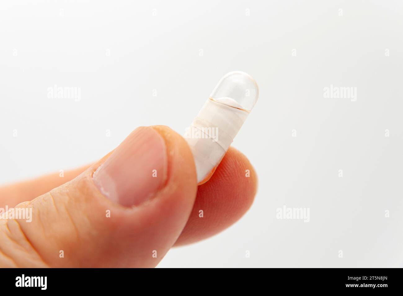 Probiotic capsule hand hi-res stock photography and images - Alamy