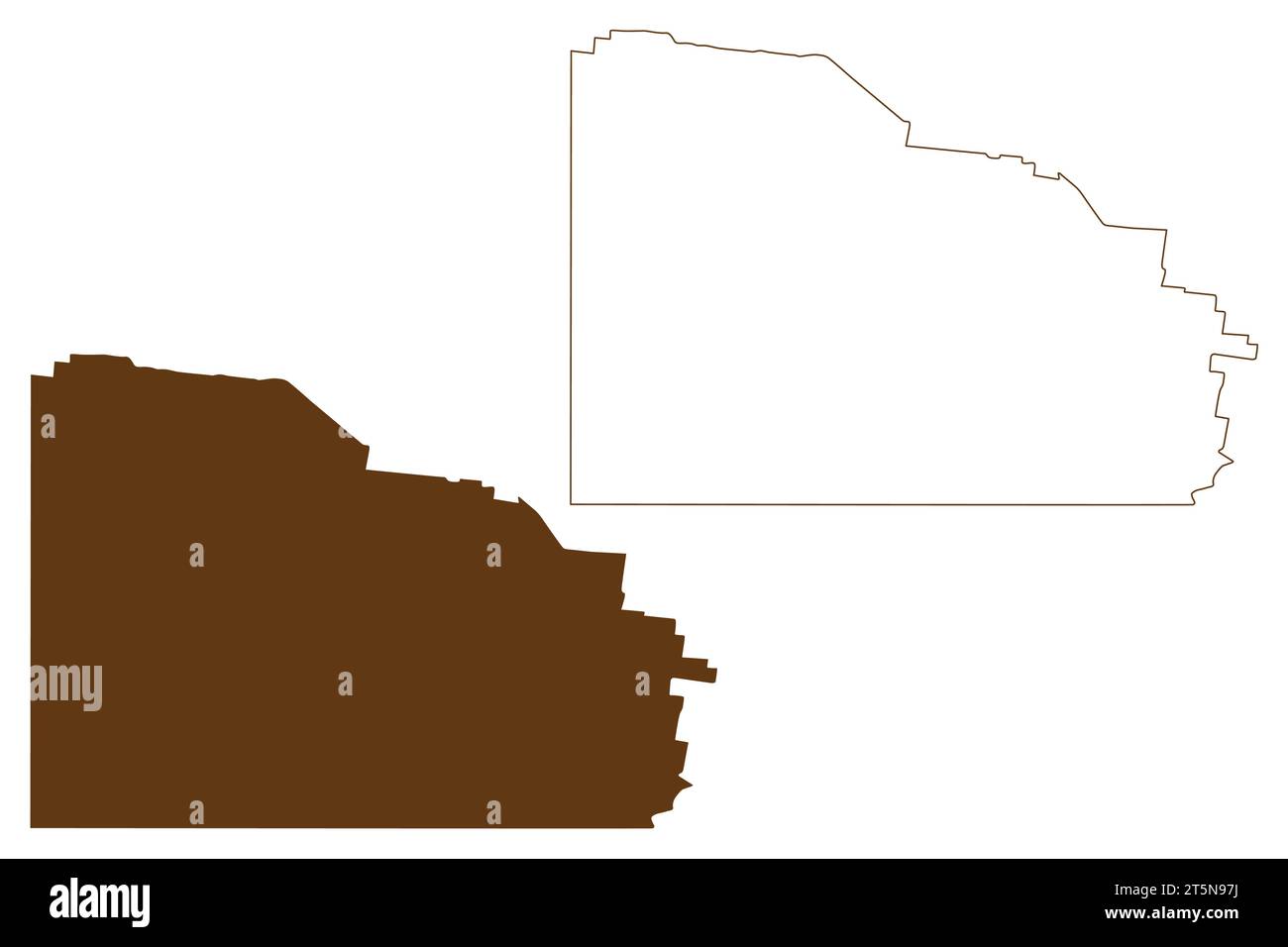 Shire of Bulloo (Commonwealth of Australia, Queensland state) map ...