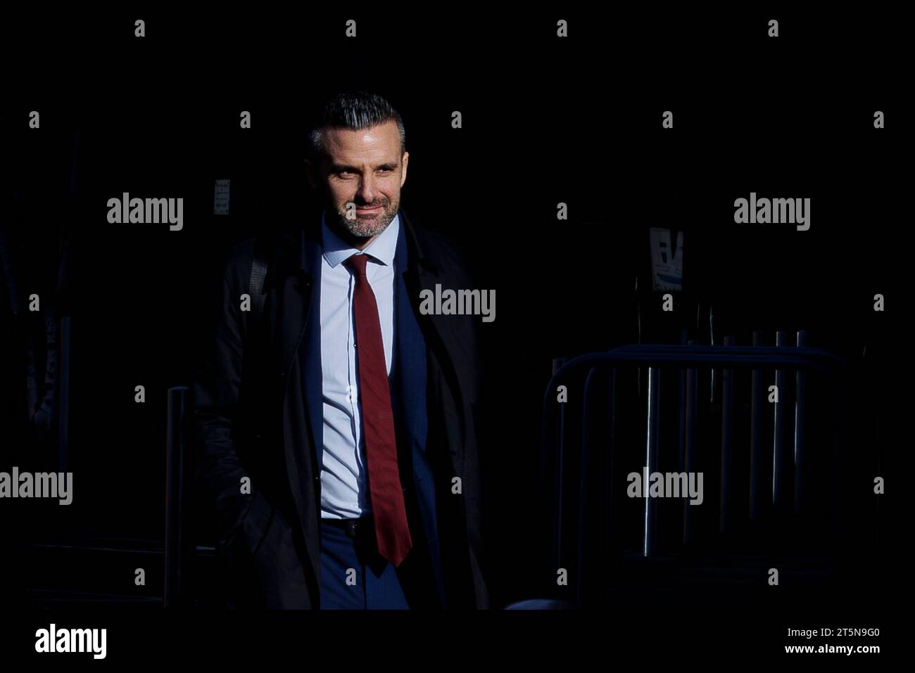 Assistant chief constable Bobby Singleton leaving Cromac House in ...