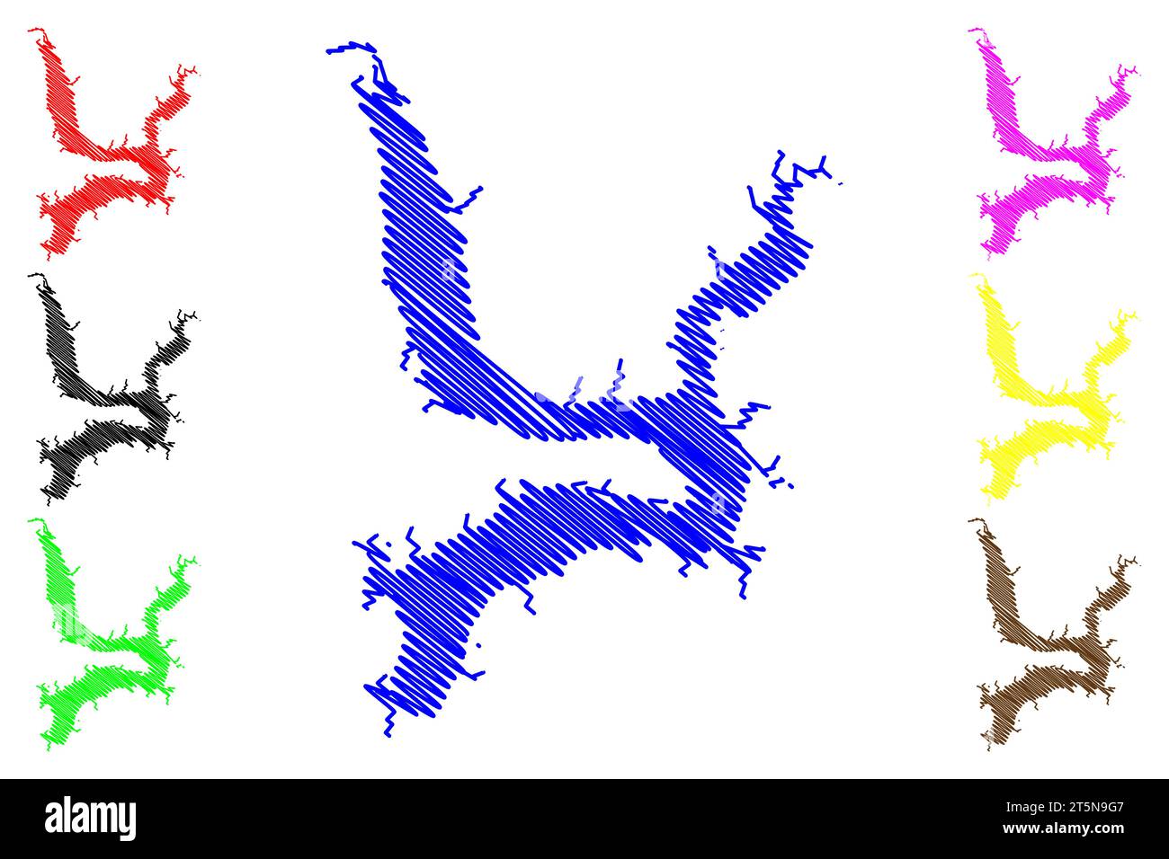 Lake Kaw Reservoir (United States of America, North America, us, usa ...