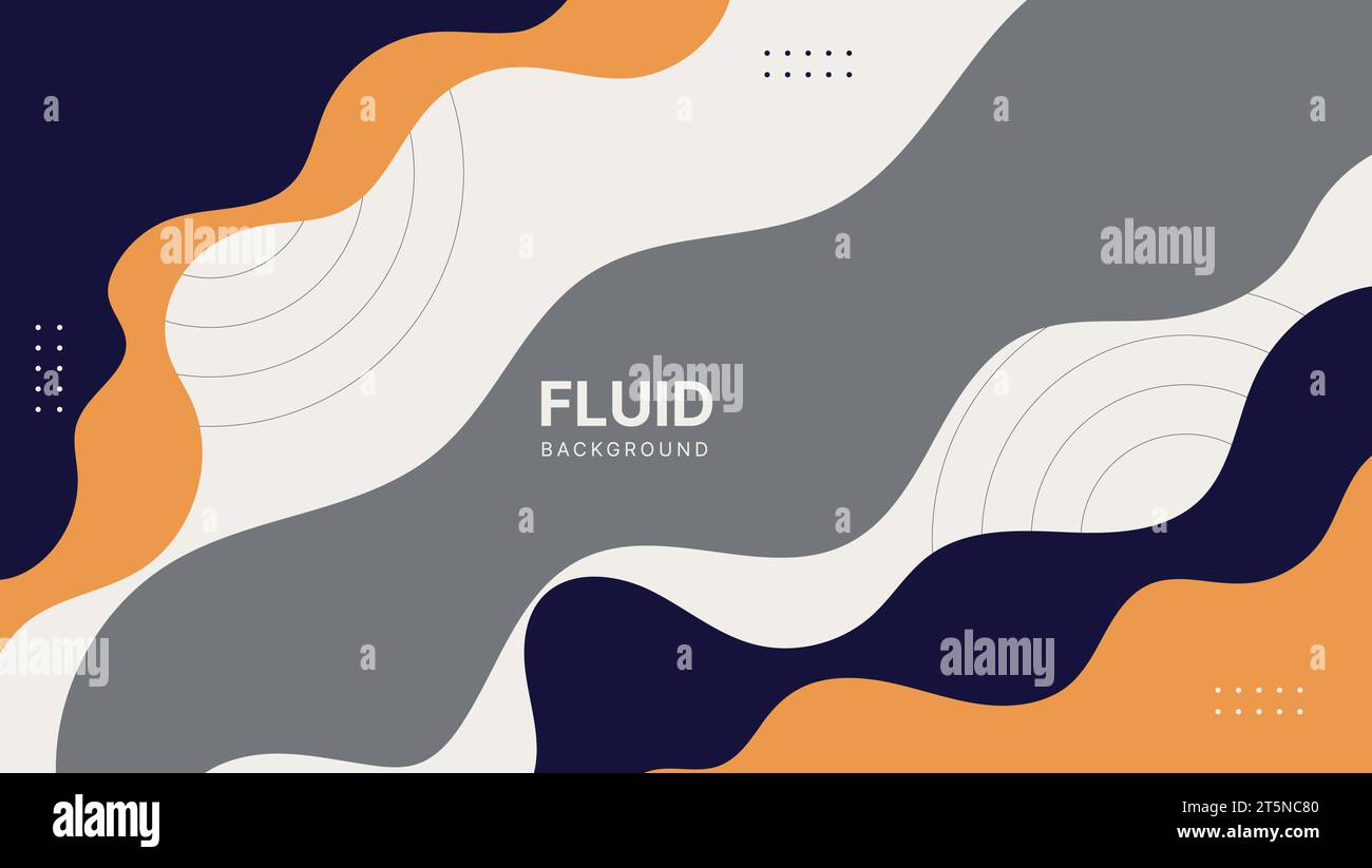 abstract flat fluid background with geometric shapes composition Stock ...