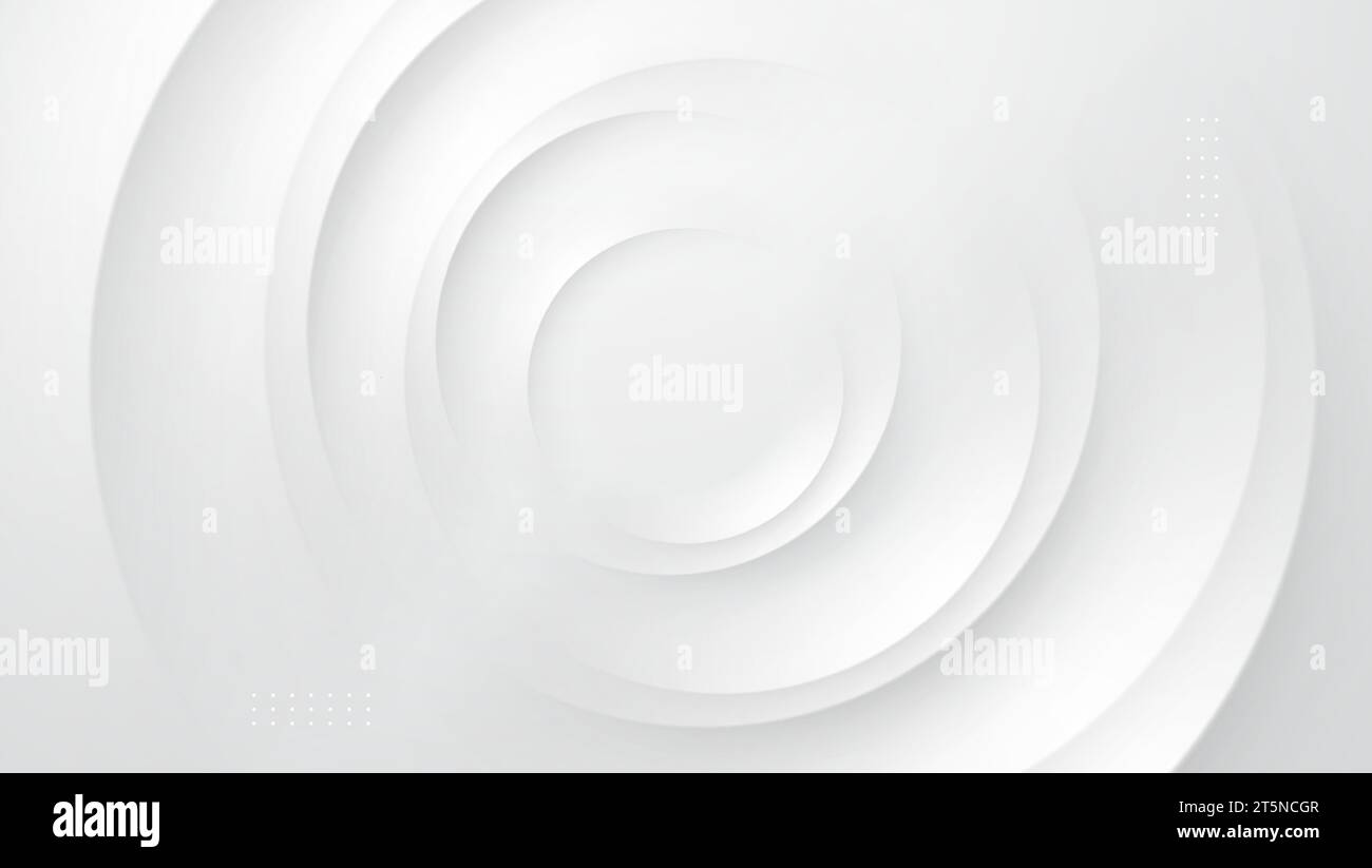 abstract white circular background. vector illustration Stock Vector ...