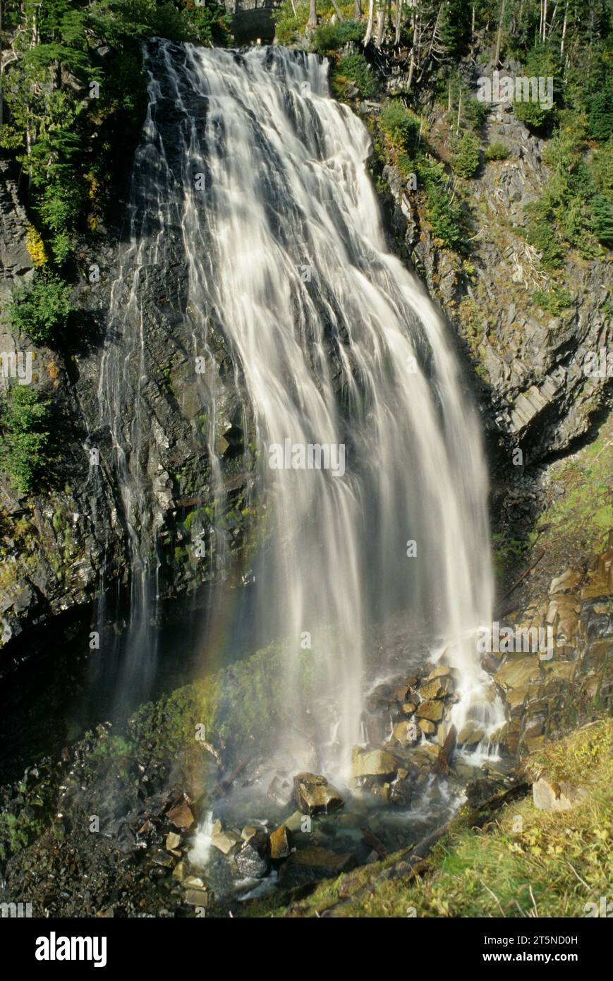 Narada Falls, Mt Rainier National Park, Washington Stock Photo - Alamy