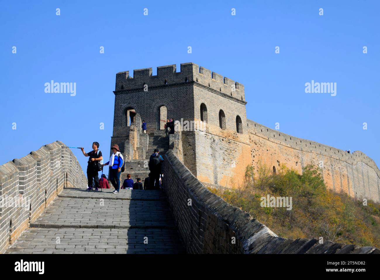 CHENGDE CITY - OCTOBER 19: Jinshanling Great Wall scenery, on october ...