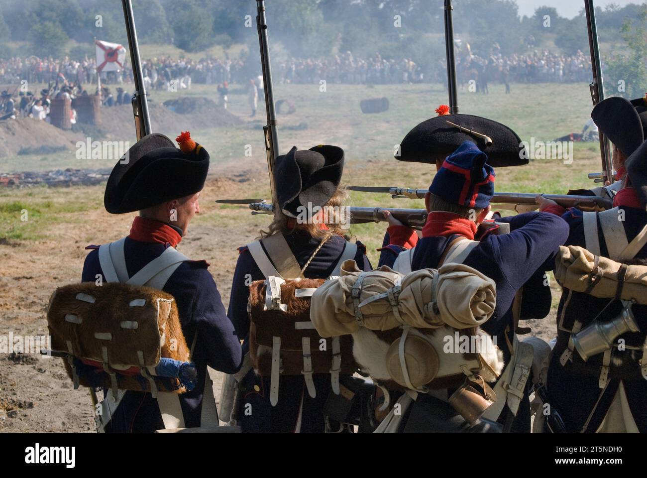 Reenactment of the Siege of Neisse during Napoleonic War with Prussia ...