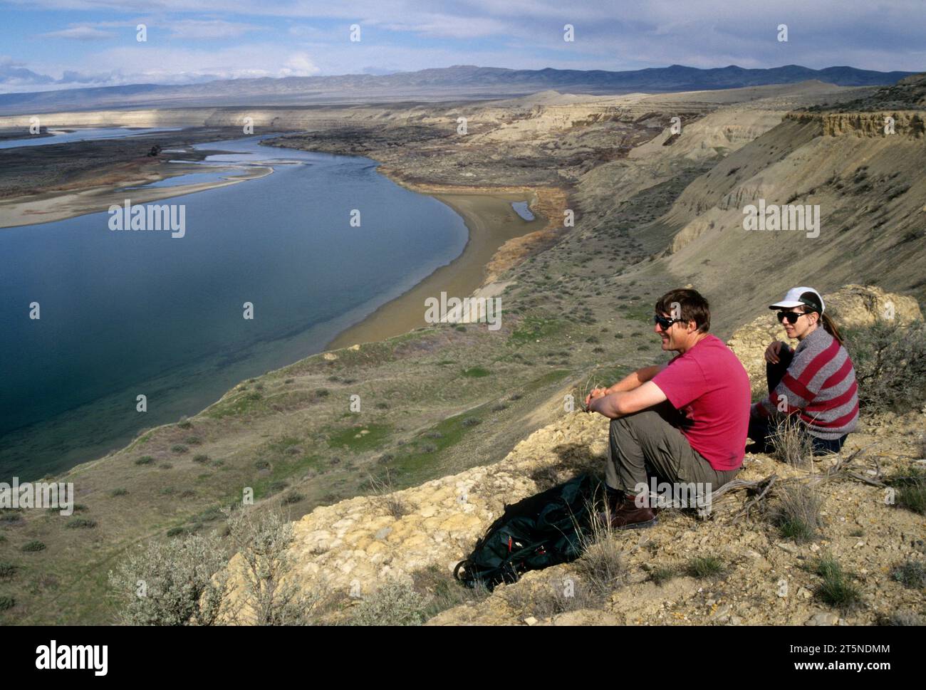 Columbia River at White Bluffs, Hanford Reach National Monument ...
