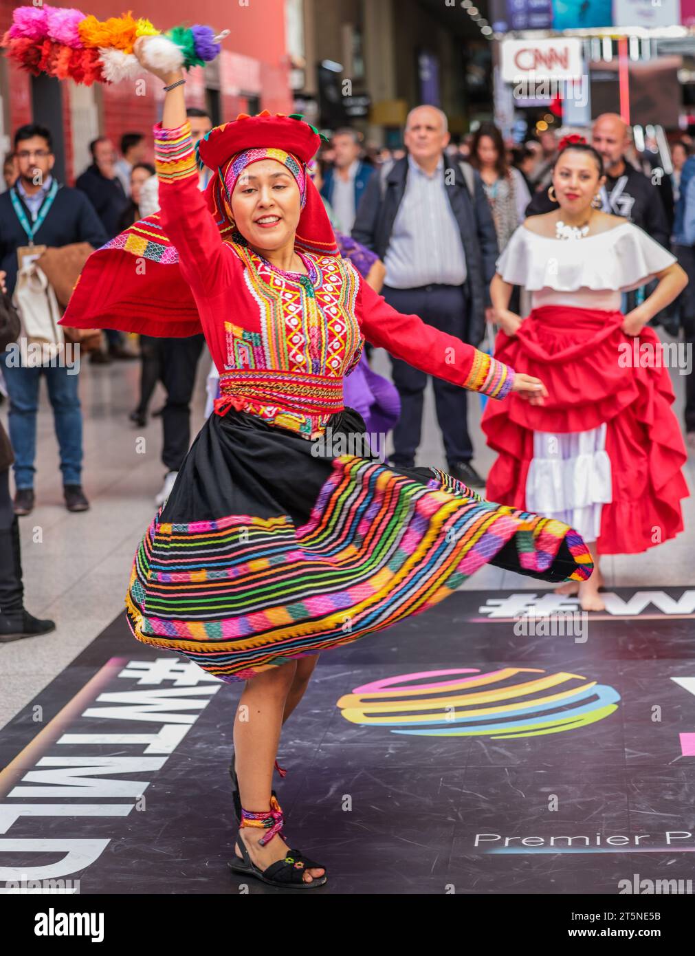 London, UK. 06th Nov, 2023. Peruvian Folk Dances Traditional dances ...