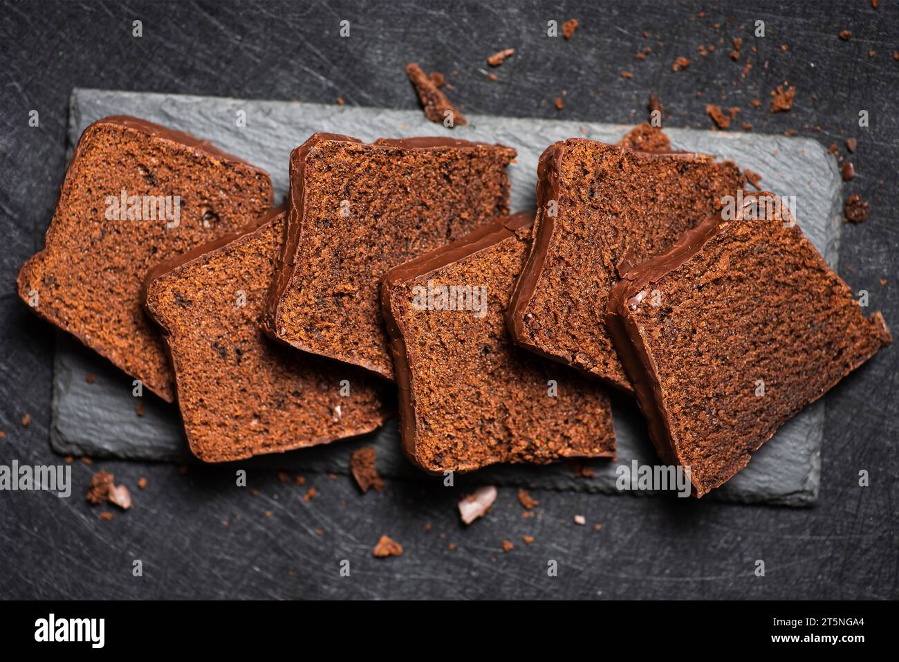 Black forest gateau illustration hi-res stock photography and images ...