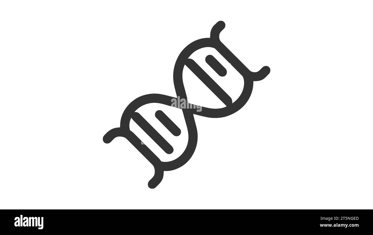 DNA icon isolated on white background Stock Vector Image & Art - Alamy