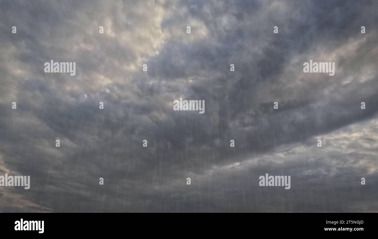 shower rain on sky with clouds - nice weather backdrop - photo of ...