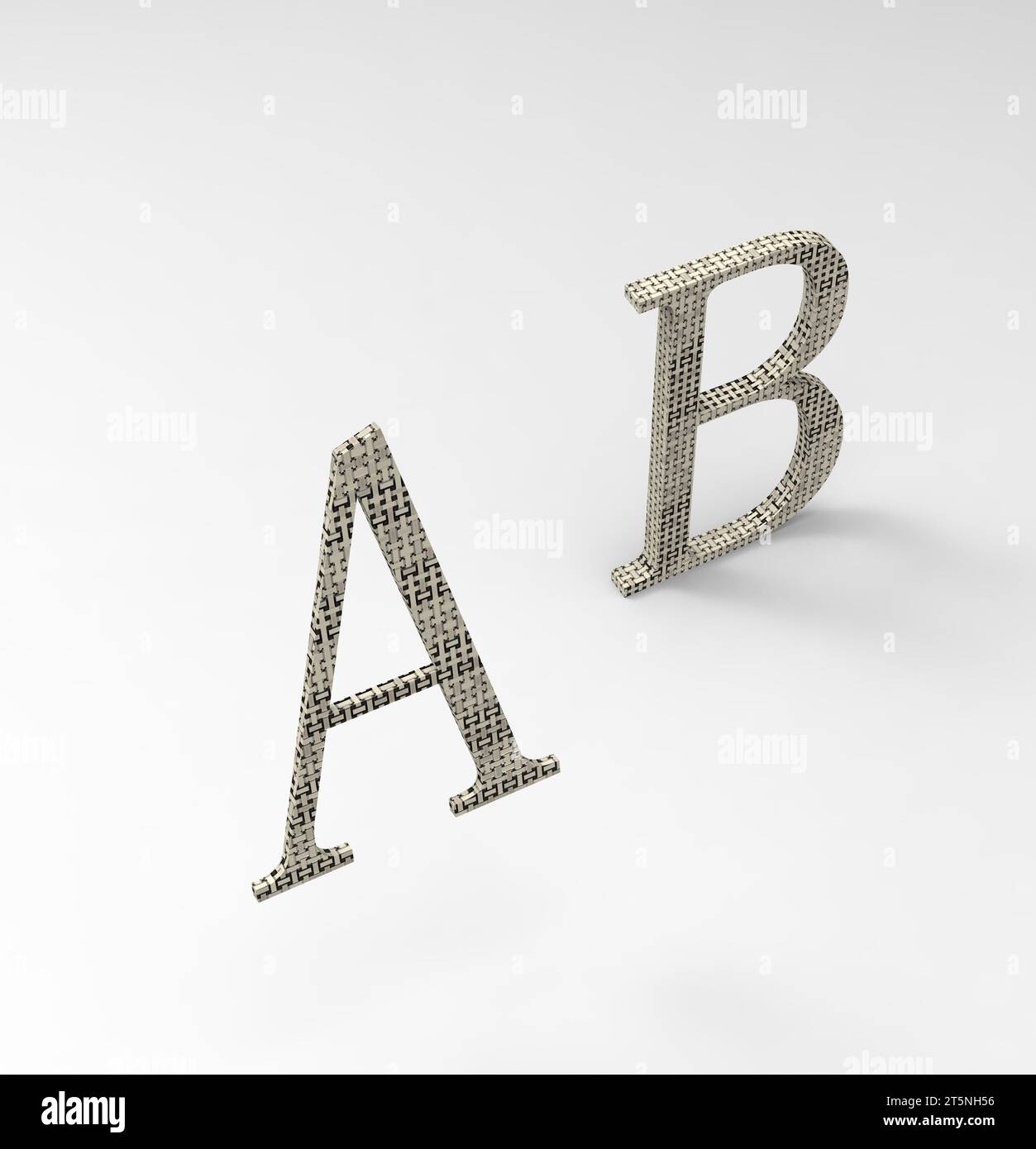 Rendering letters hi-res stock photography and images - Alamy