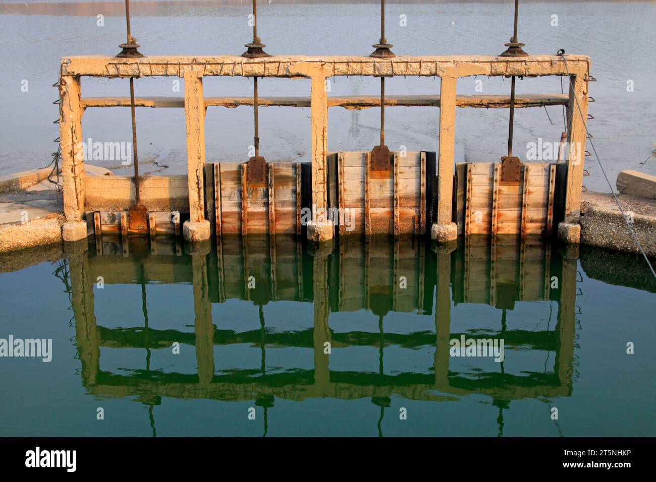 vicissitudes sluices in the wild Stock Photo - Alamy
