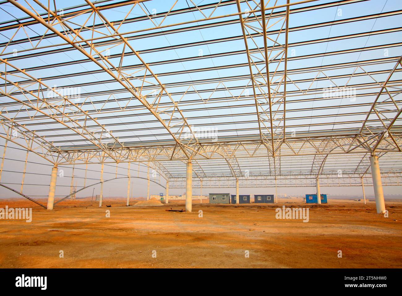 steel structure landscape in a factory Stock Photo - Alamy