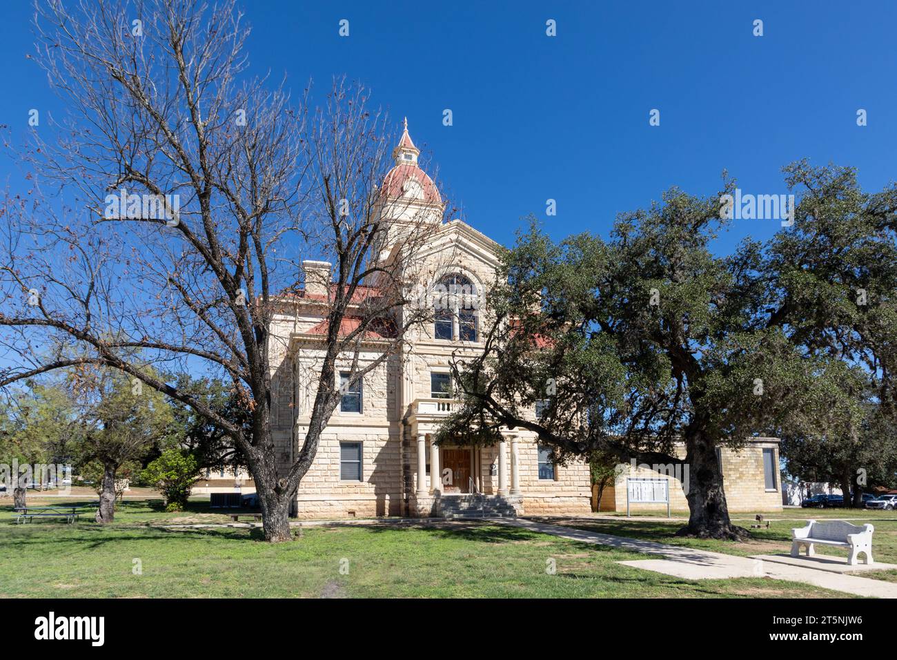 scenic historic city hall of Bandera, Texas, USA Stock Photo - Alamy
