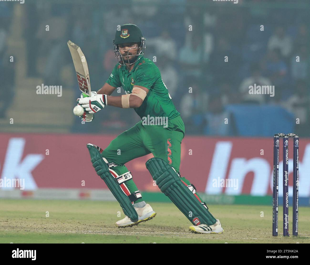 New Delhi, Delhi, India. 6th Nov, 2023. Najmul Hossain Shanto of ...