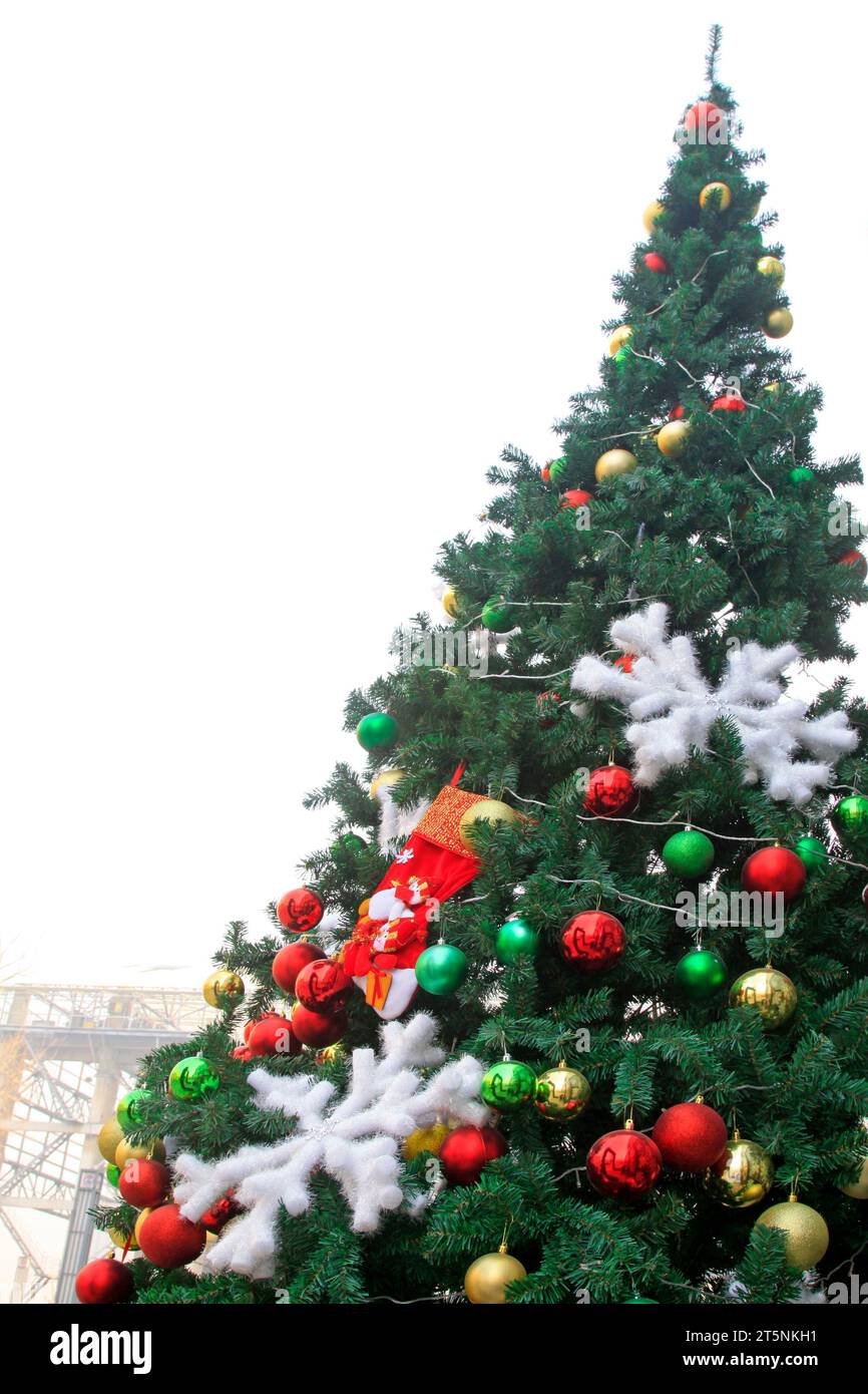 Christmas tree features Stock Photo - Alamy