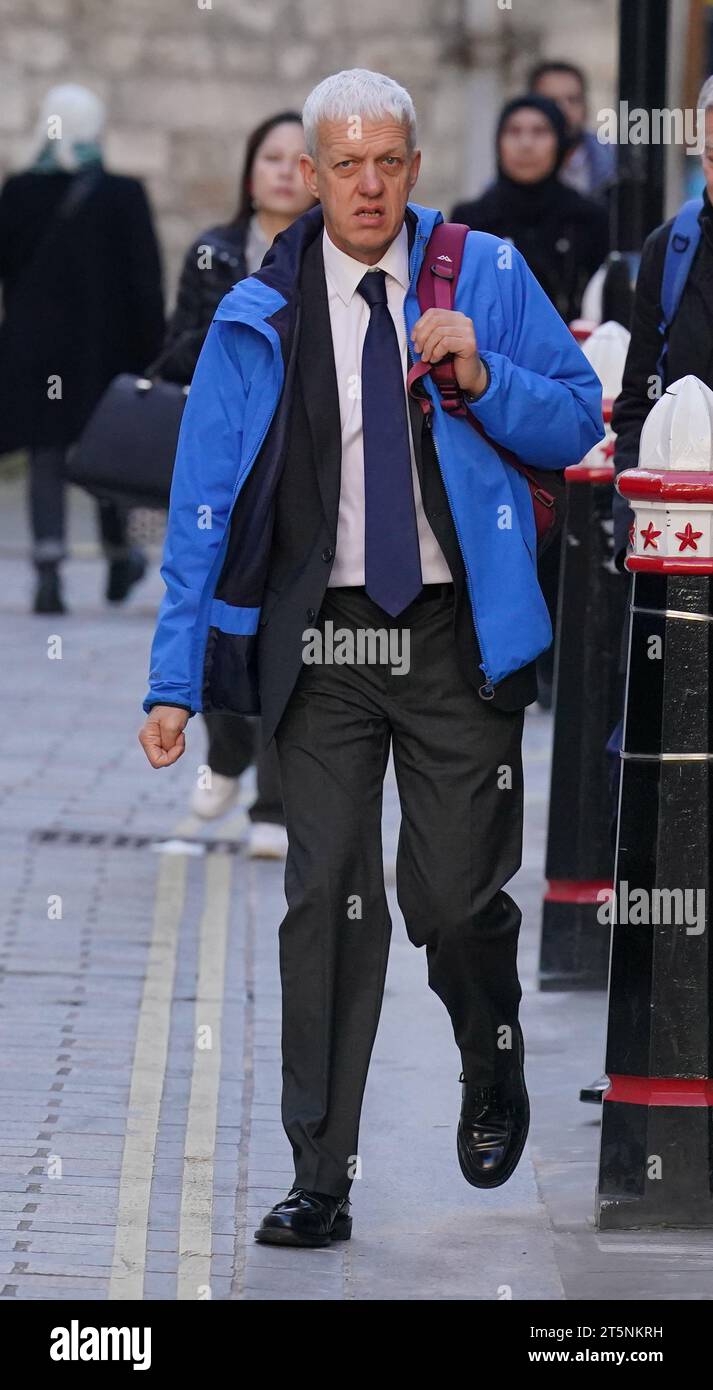 Former Metropolitan Police officer Michael Chadwell arrives at the City ...