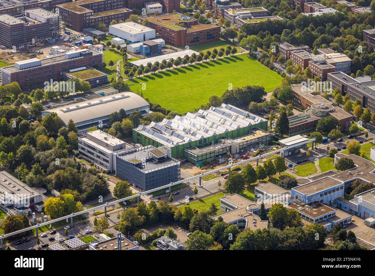 Aerial view, TU Dortmund University of Technology, Technology Center ...