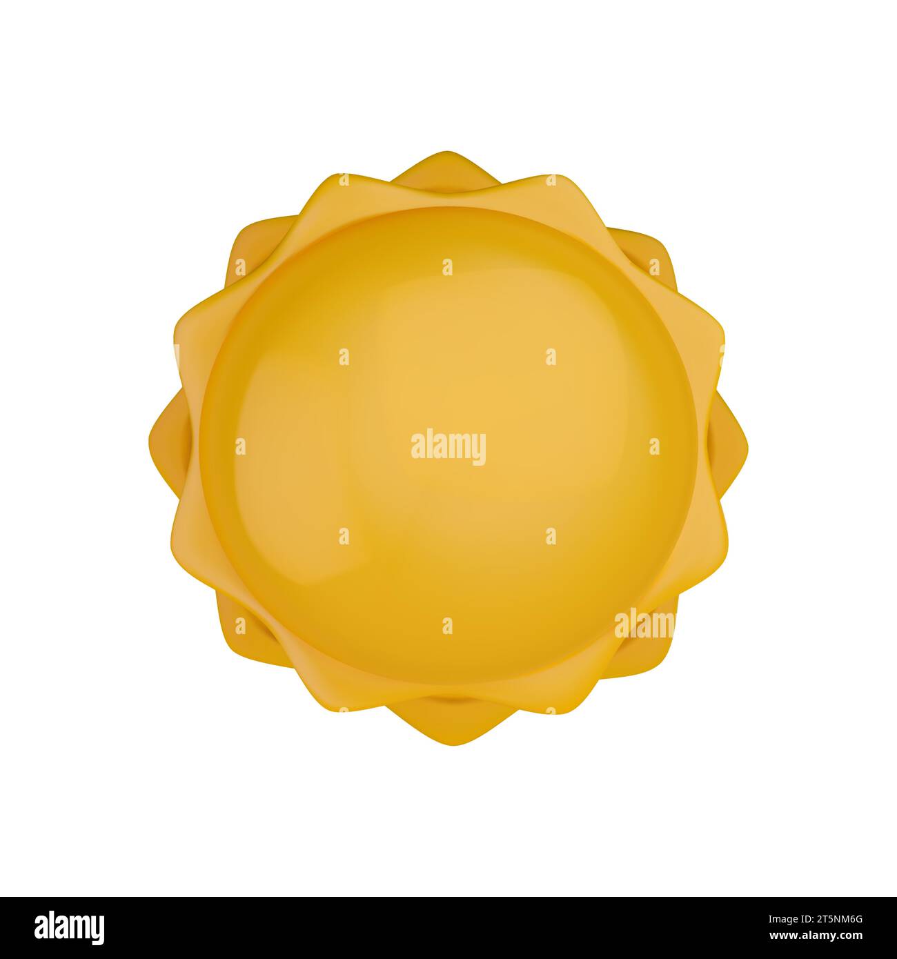 3d Sun realistic illustration. Solar weather isolated on white ...