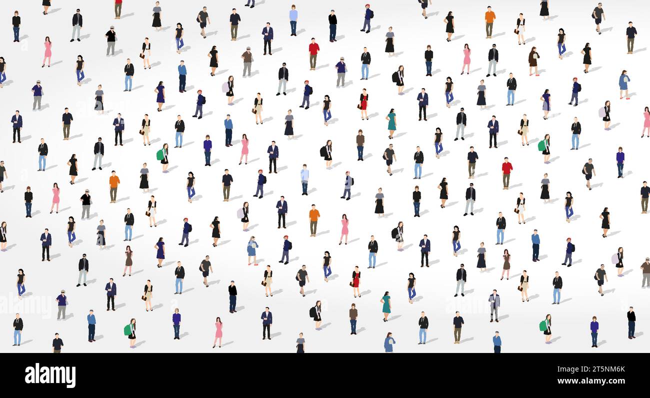 A large group of people. People background. Big people crowd. Diverse ...