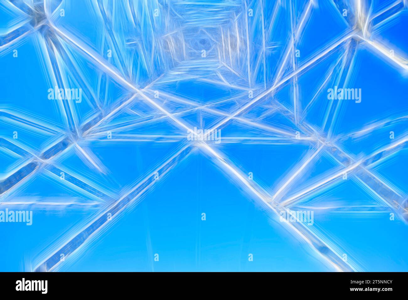 Electric power tower bottom view, closeup of photo Stock Photo - Alamy