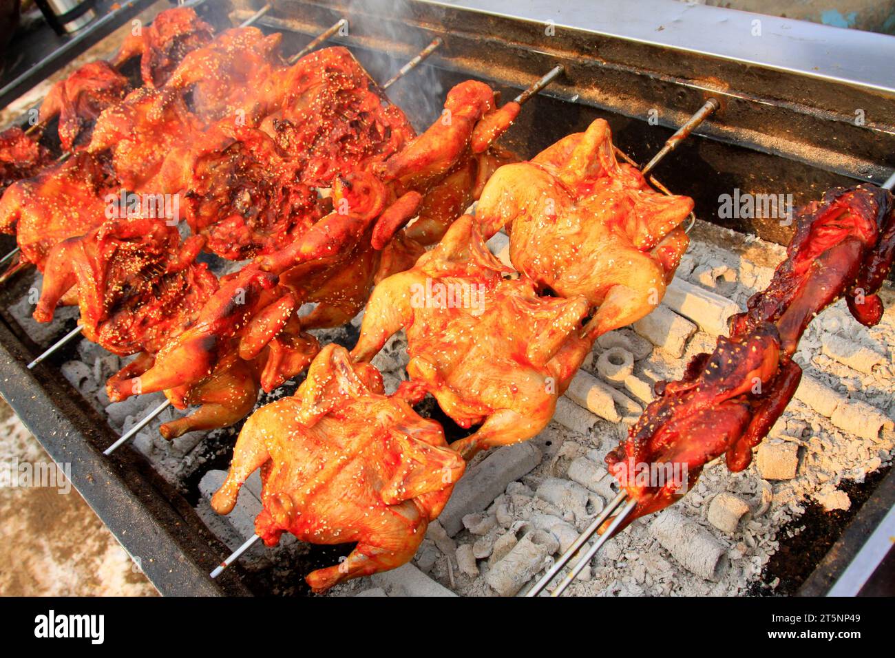 Chinese traditional food, grilled chicken chop Stock Photo - Alamy
