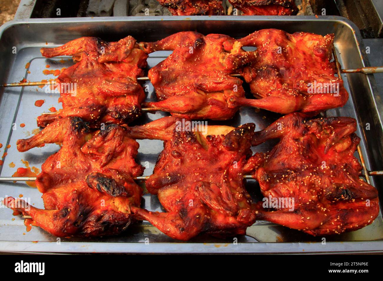 Chinese traditional food, grilled chicken chop Stock Photo - Alamy