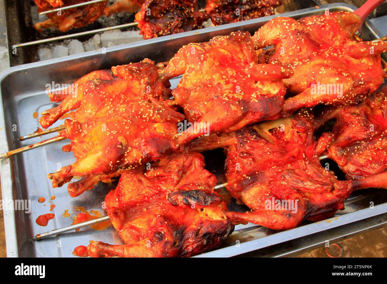 Chinese traditional food, grilled chicken chop Stock Photo - Alamy