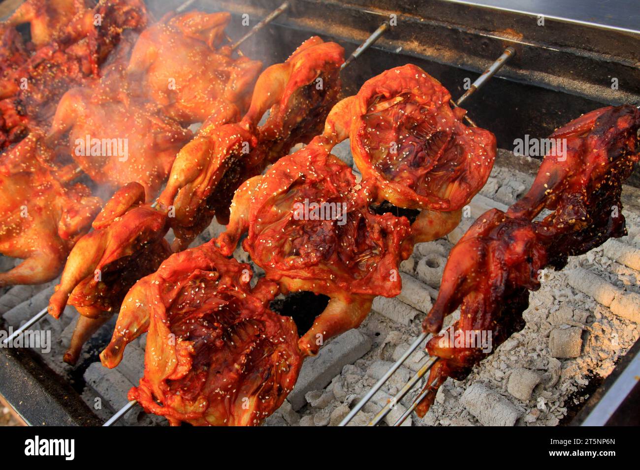 Chinese traditional food, grilled chicken chop Stock Photo - Alamy