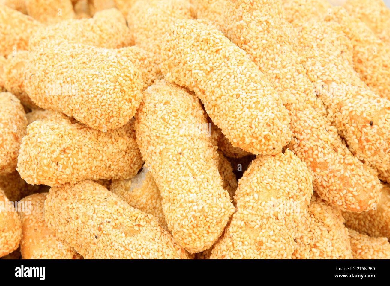 puffed food, closeup of photo Stock Photo - Alamy