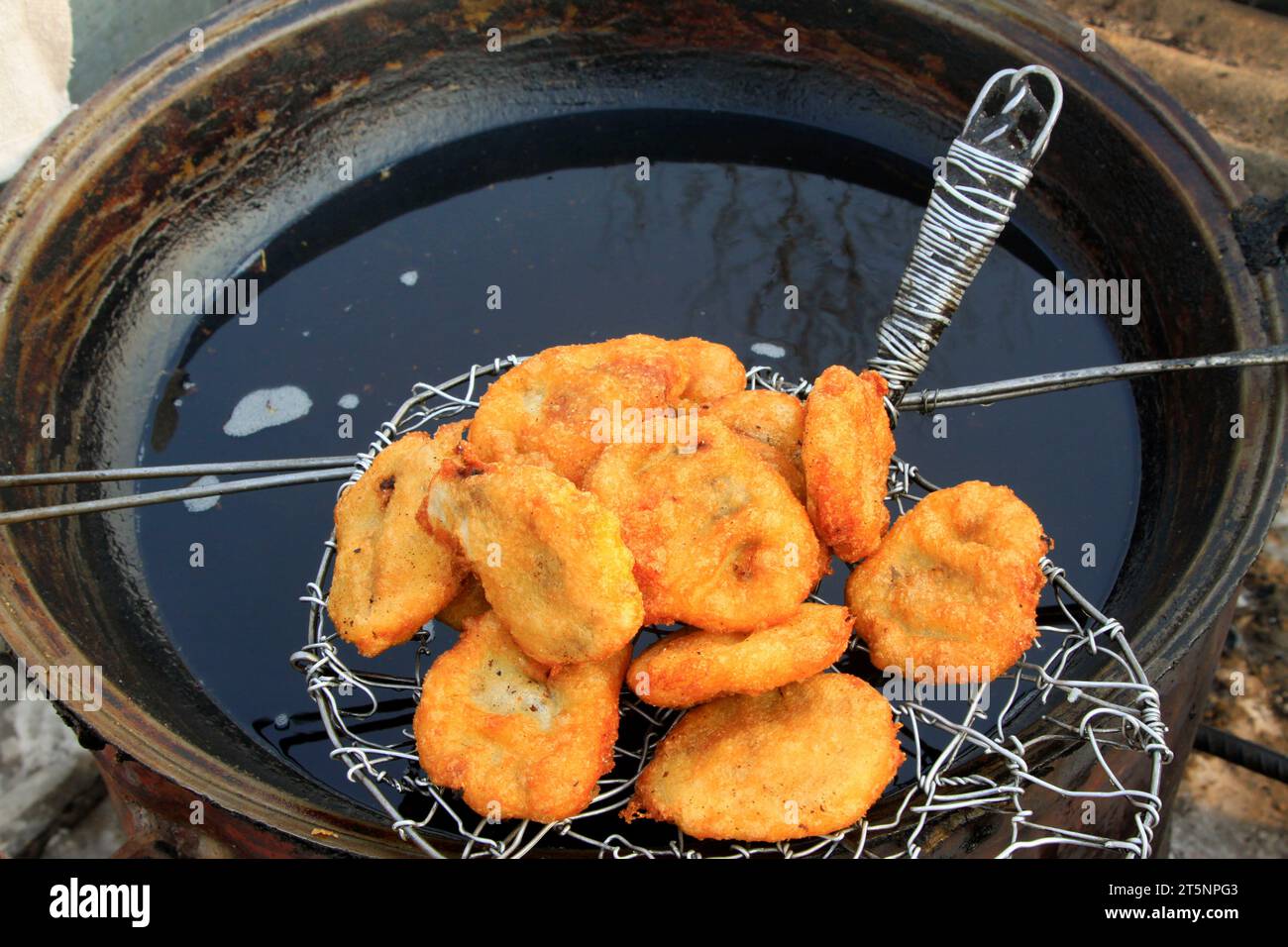 Chinese Traditional Food, deep-fried cake, closeup of photo Stock Photo ...