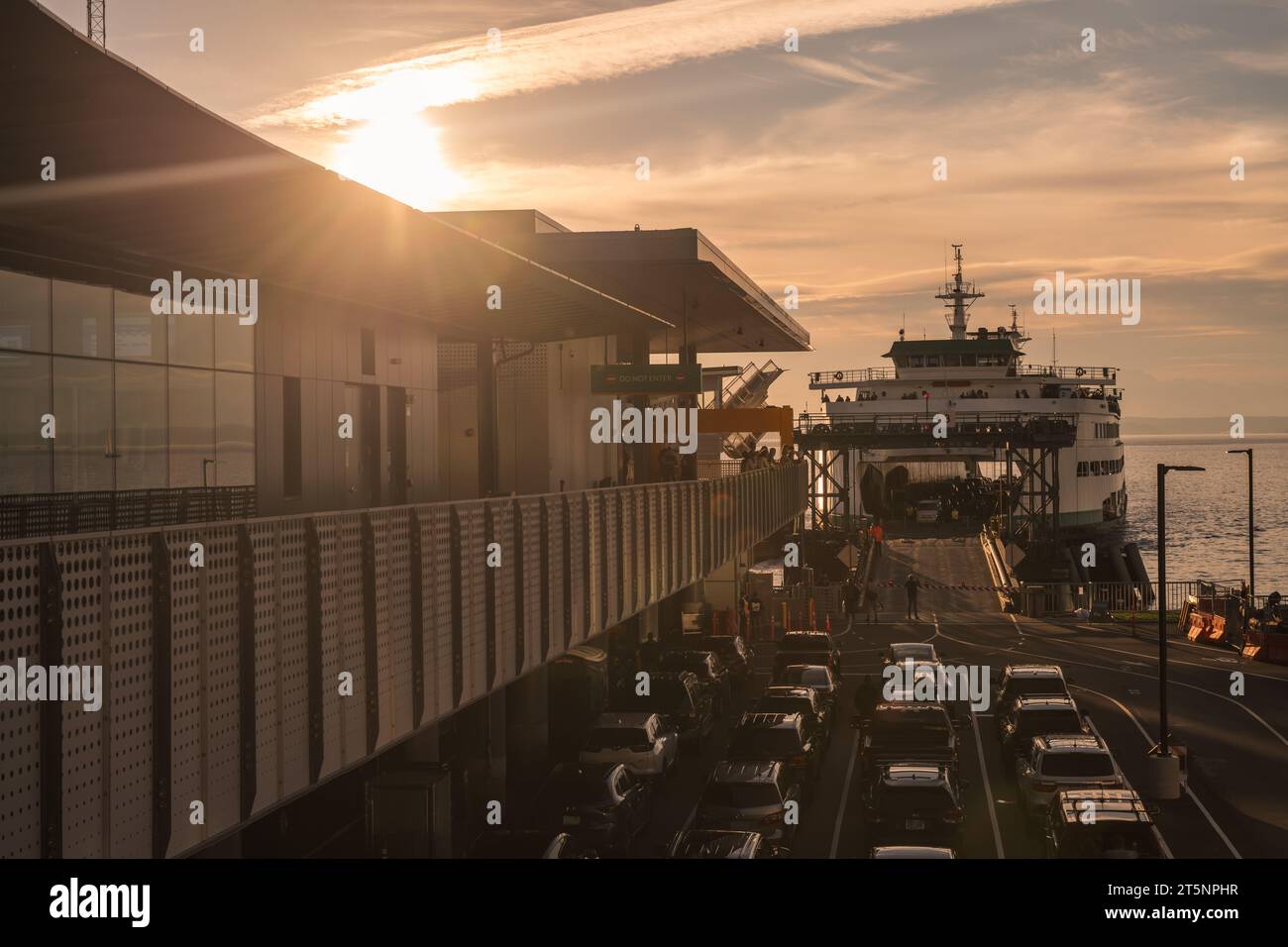 Seattle, USA. 1 Oct, 2023. The newly finished Colman Ferry Terminal on ...