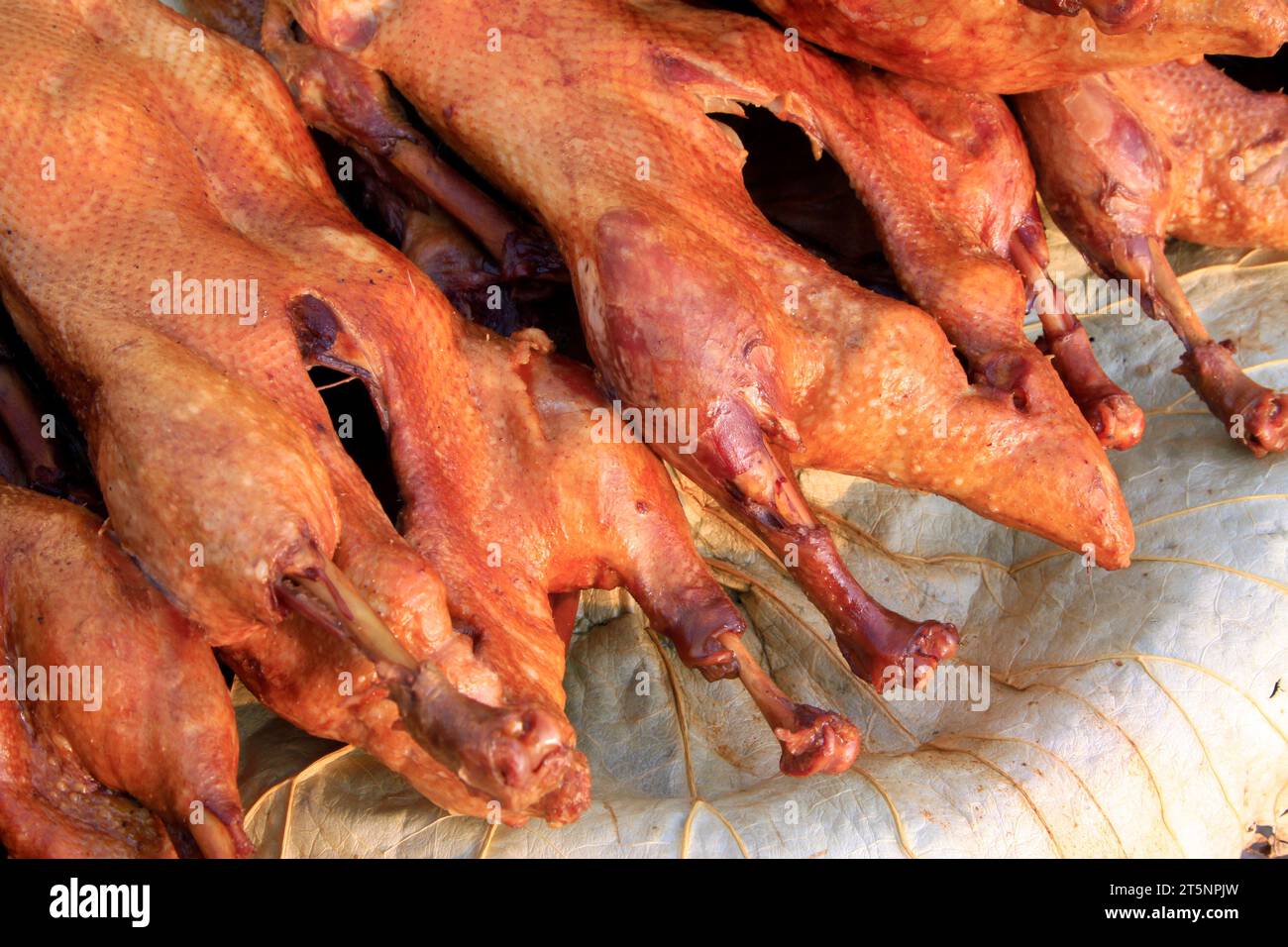 Chinese roast duck, closeup of photo Stock Photo - Alamy