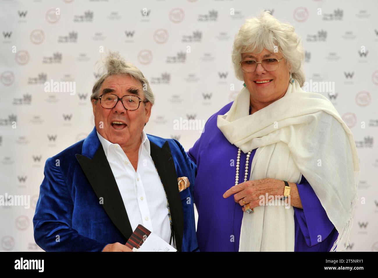 File photo dated 1/7/2020 of Ronnie Corbett arrives with his wife Anne ...