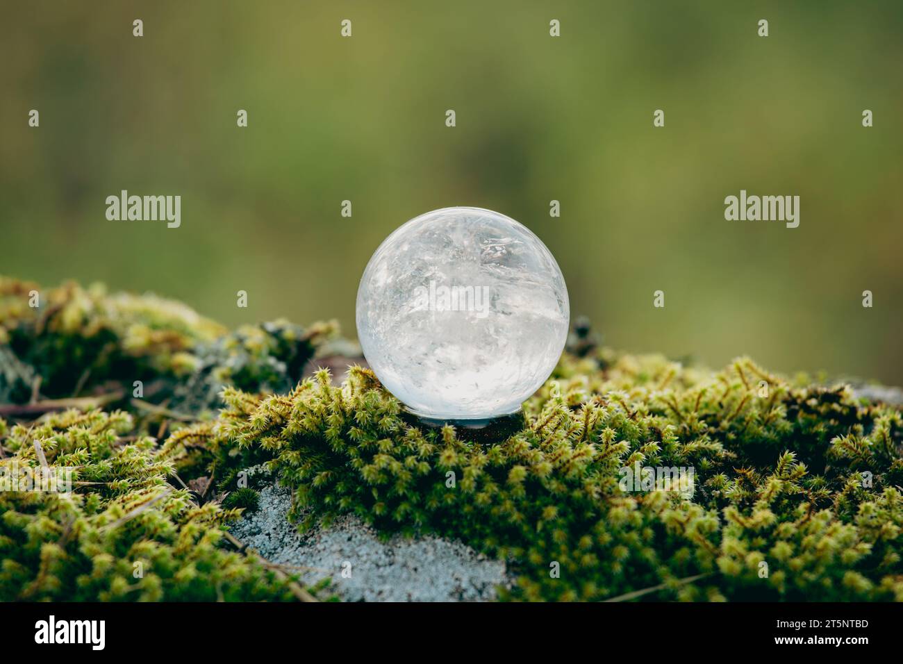 Gemstone sphere or crystal balls known as crystallum orbis and ...