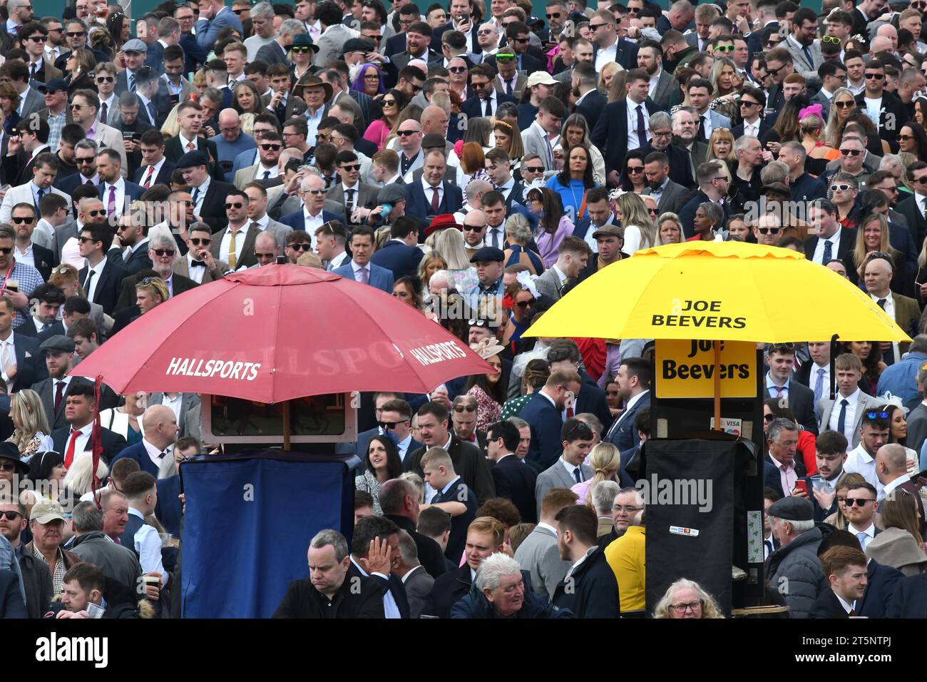 Grand National Day 2023 Bookmakers Stock Photo - Alamy