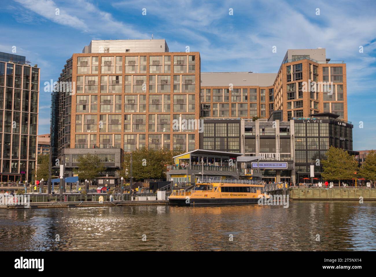 WASHINGTON, DC, USA - The Wharf, buildings and waterfront Stock Photo ...