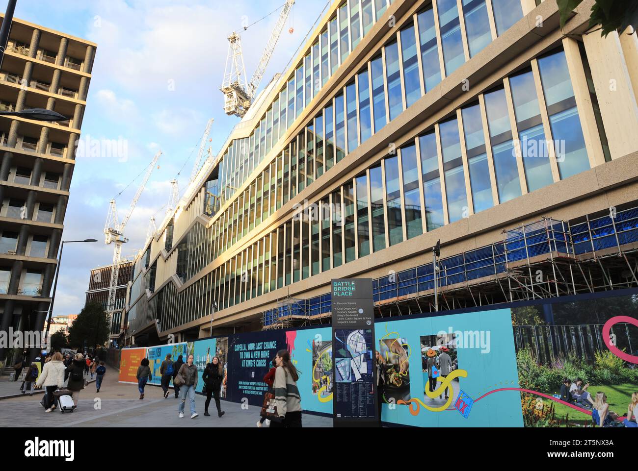 Google's new landscraper HQ on Kings's Boulevard at Kings Cross, co ...