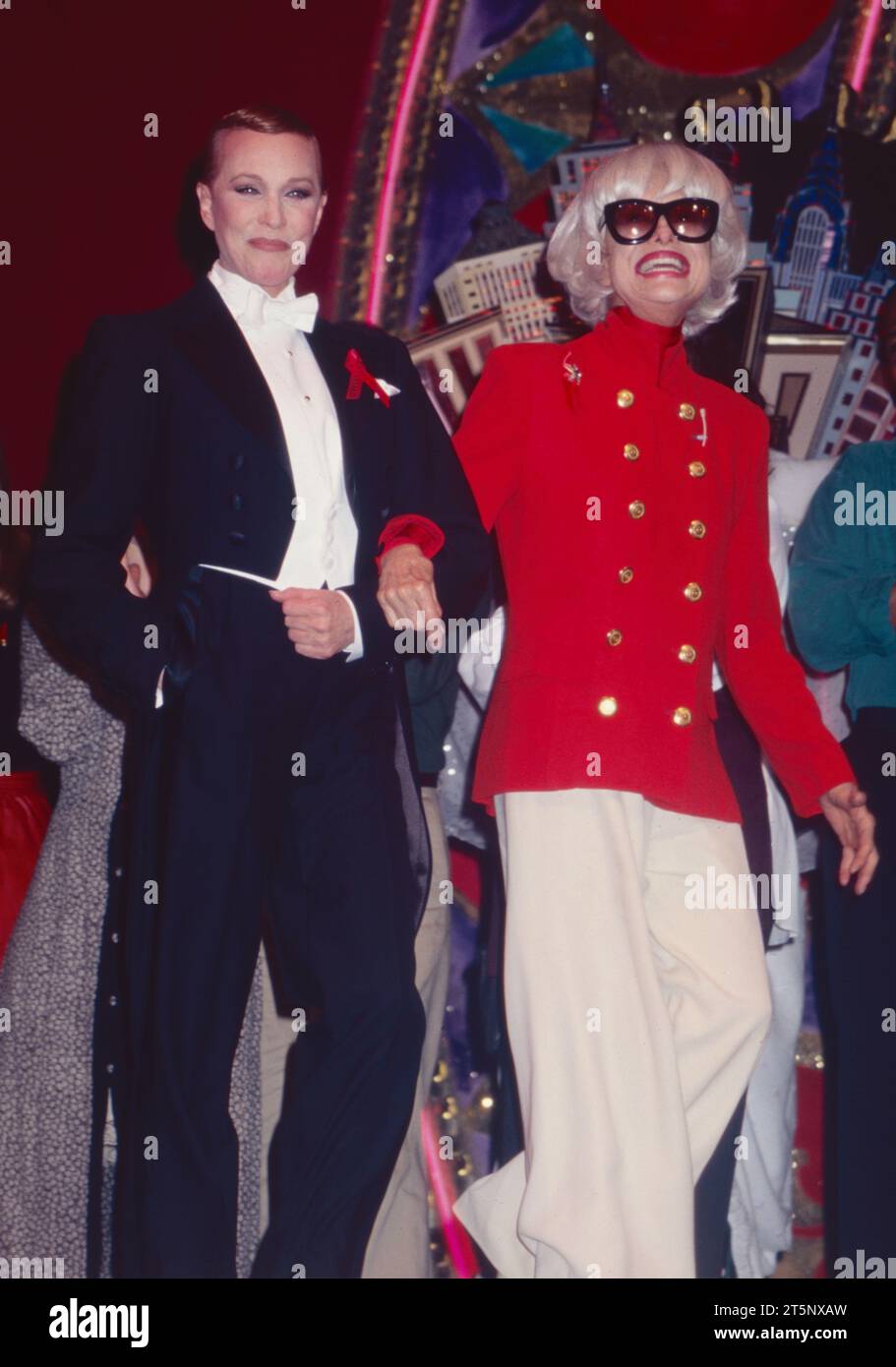 Julie Andrews and Carol Channing performing at the 10th Annual Easter ...