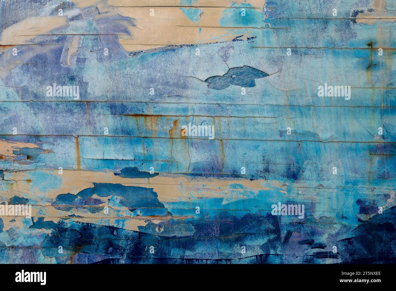 Patchy blue paint hi-res stock photography and images - Alamy