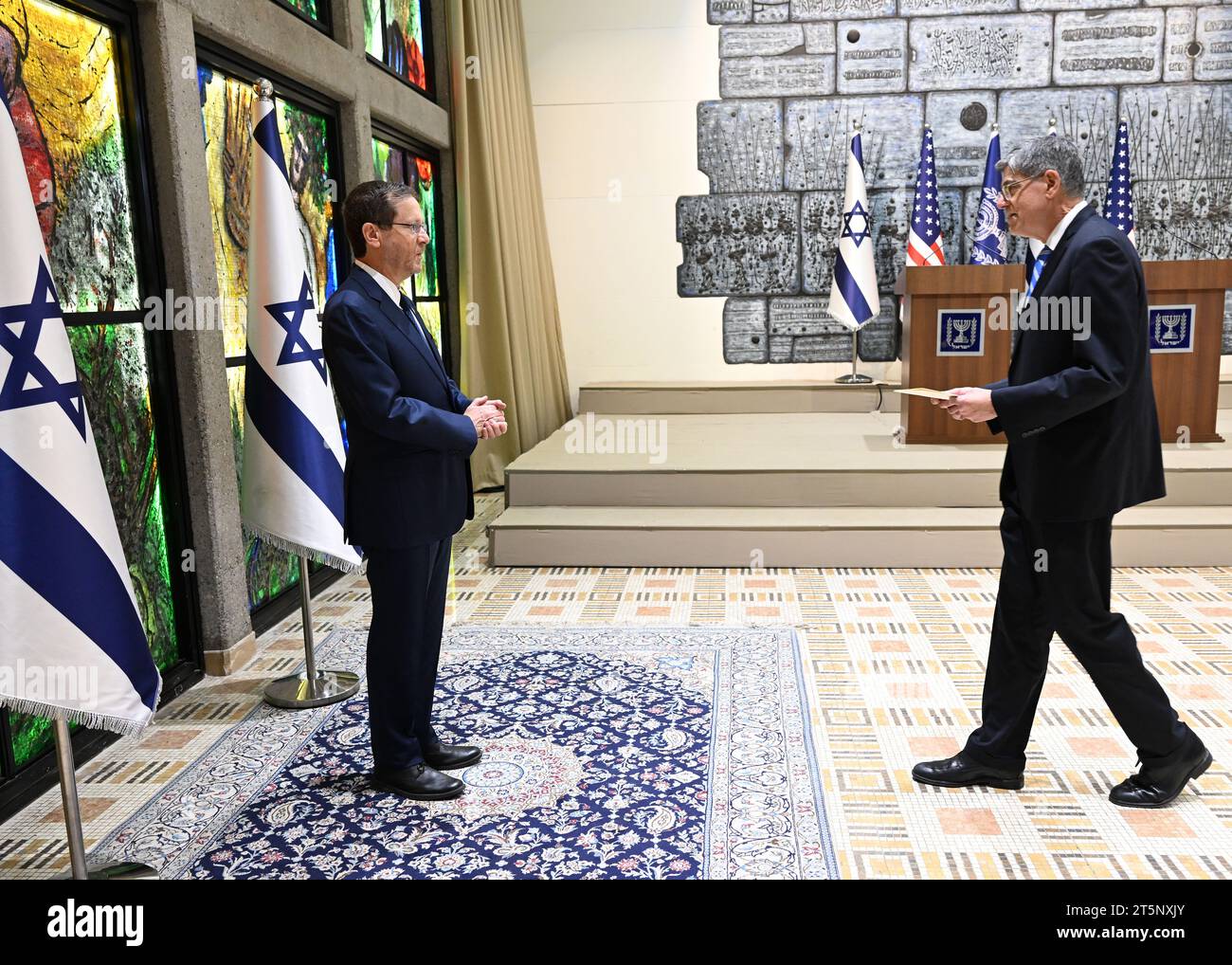 Jerusalem, Israel. 05th Nov, 2023. The new U.S Ambassador to Israel ...