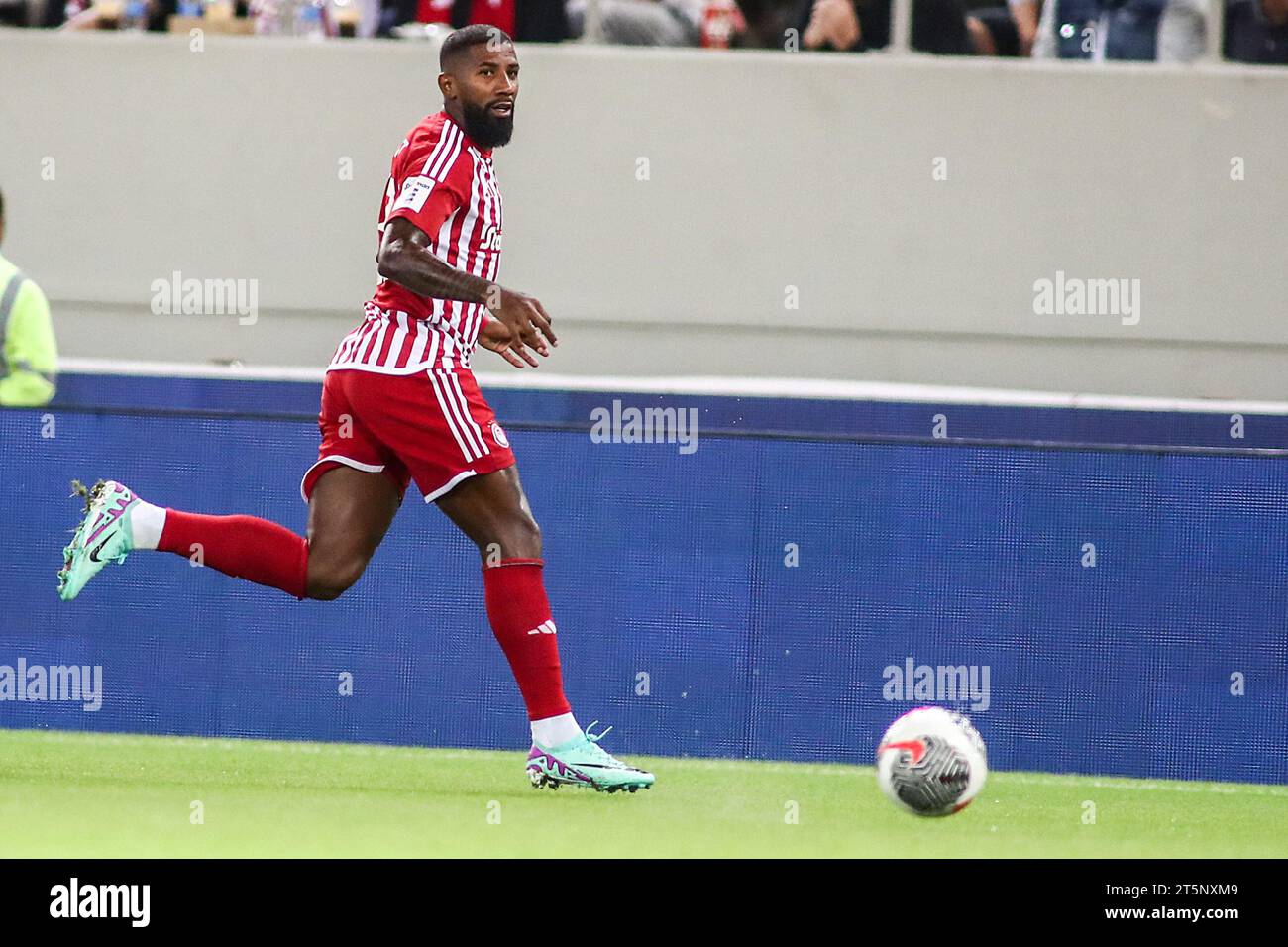 November 5, 2023, Athens, Greece: Olympiacos's player Rodinei in action ...